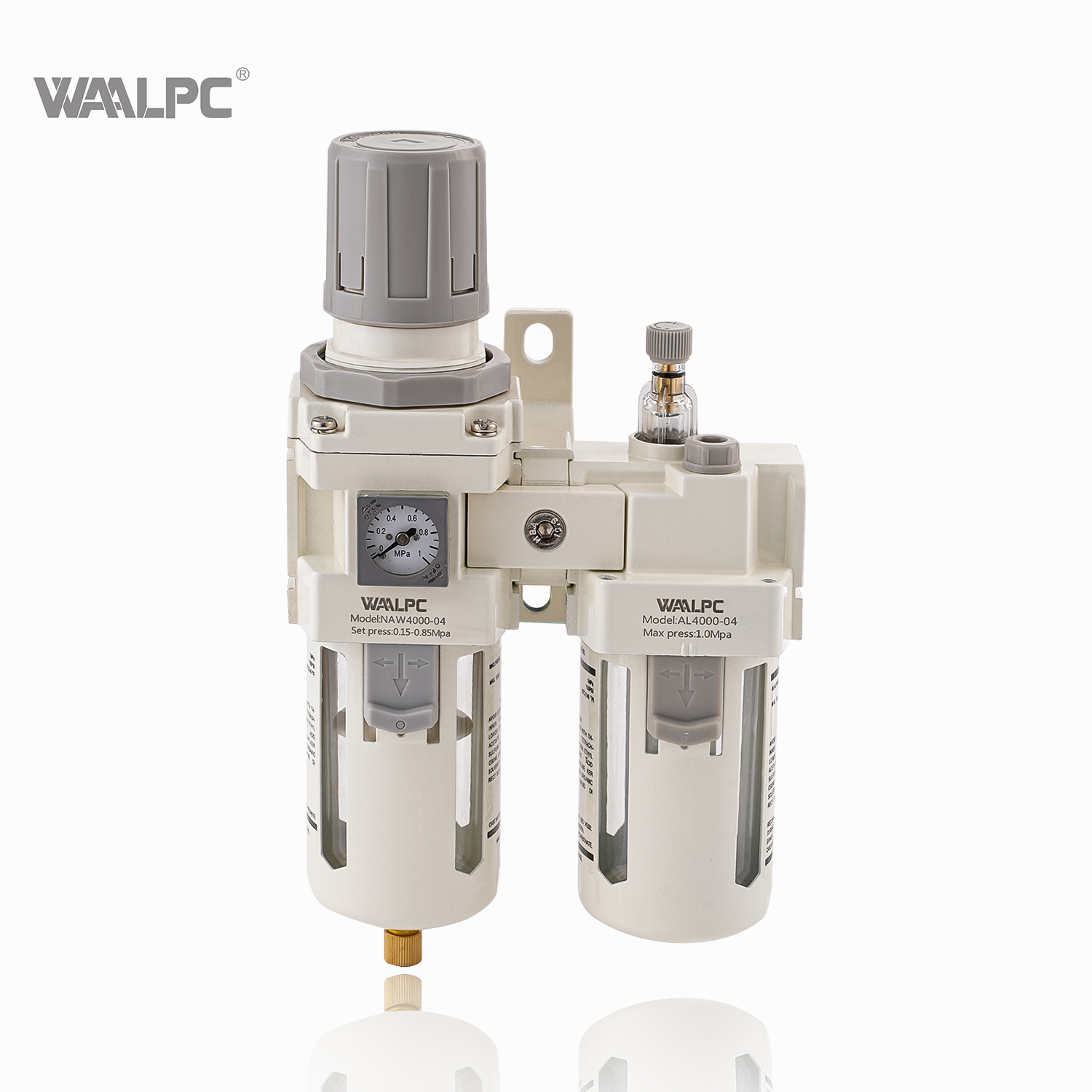 SMC Multi-Function Frl Air Pressure Reducing Valve Filter Regulator ...