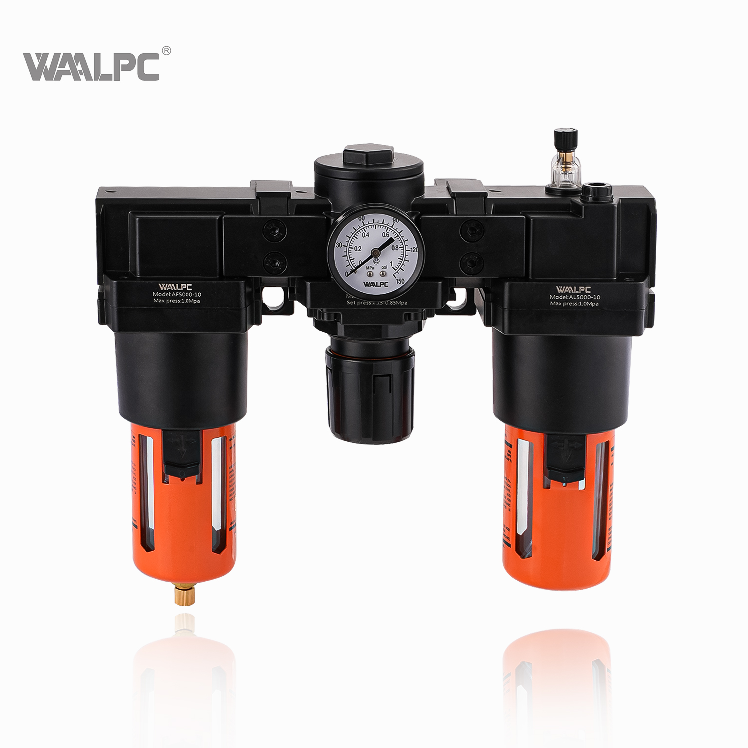 Pneumatic Air Filter Regulator Pressure Reducing Valve with Gauge for ...