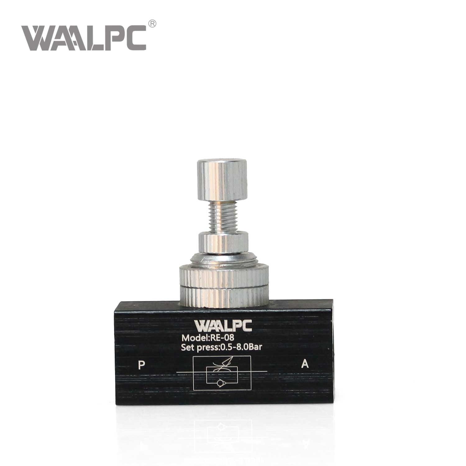 One-Way Throttle Valve Restrictor Valve RE-08 0℃~60℃ Temp G1/4" Port ...