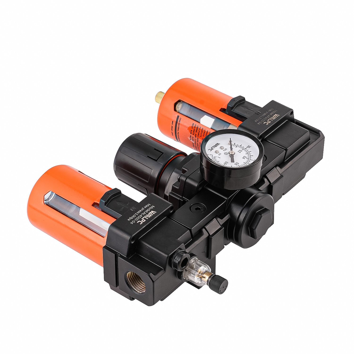 Pneumatic Compressed Air Filter Regulator Lubricator Valve Frl Pressure ...