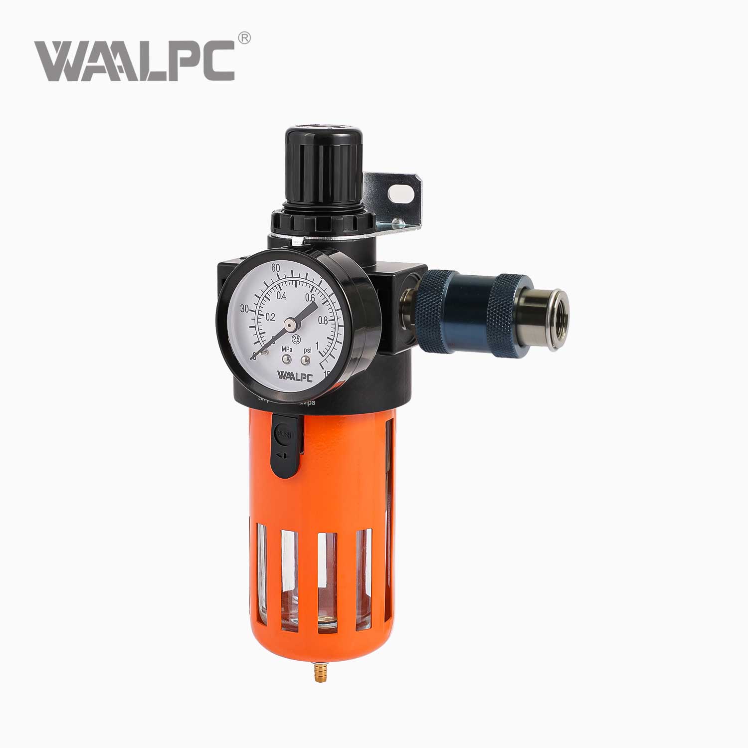 AIRTAC Air Filter BF2000 5um Filtration 0.05~0.85MPa Pressure Range with Manual Slide Valve ...