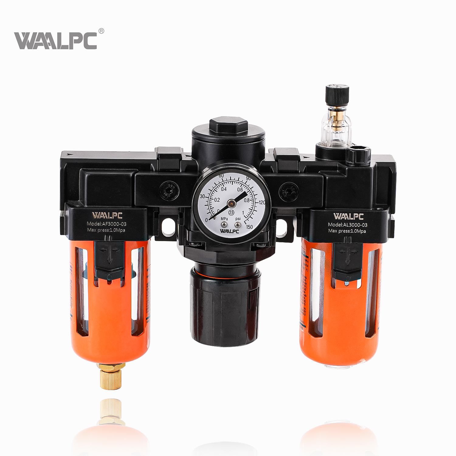 AC3000 Orange SMC1/8'' 1/4'' SMC Type Pneumatic Compressed Air Filter ...